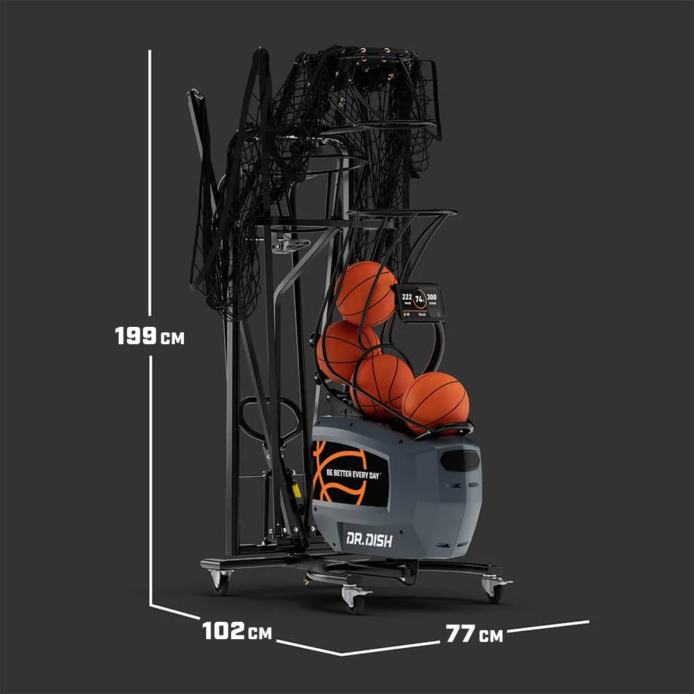Dr. Dish All-Star+ Basketball Shooting Machine | Dr. Dish Basketball