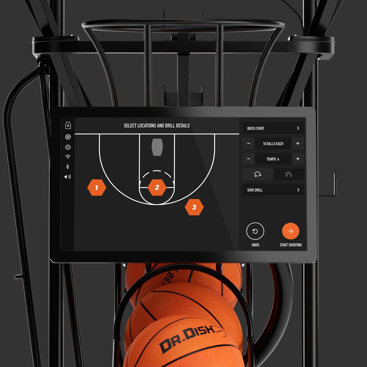 Dr. Dish CT+ Basketball Shooting Machine | Dr. Dish Basketball | Europe